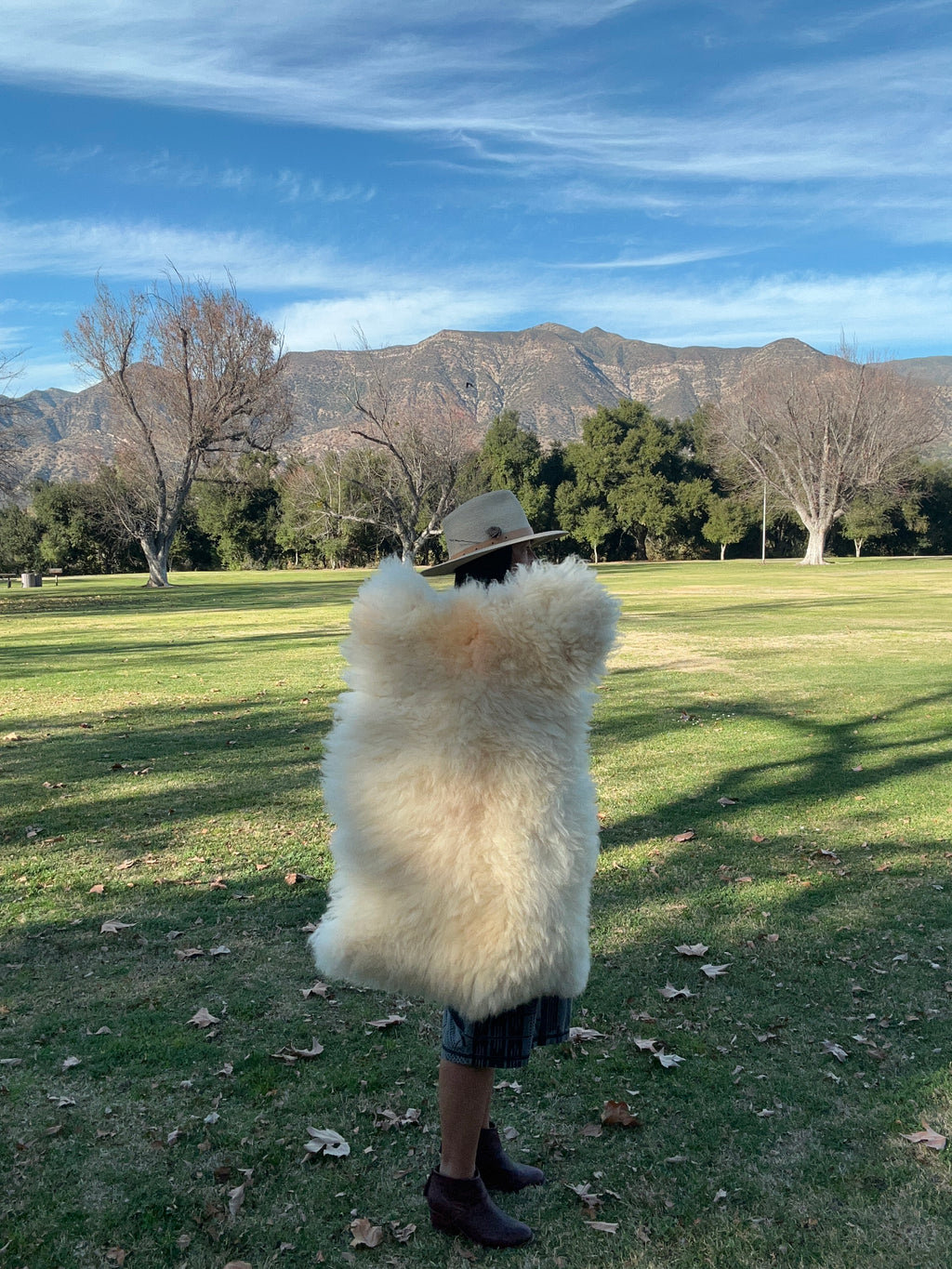 Smoked Tanned Hide #6 (longhaired) – LUPA